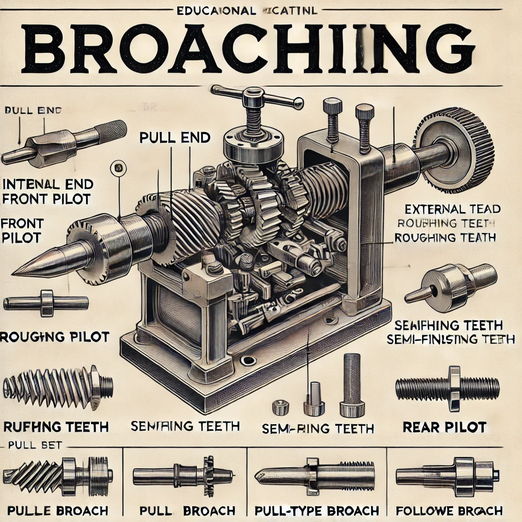 To study about the broaching process. – ELECTRICAL ENGINEERING